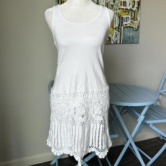American Vintage | Dresses | Vintage Crochet Ribbed Tank Dress | Poshmark